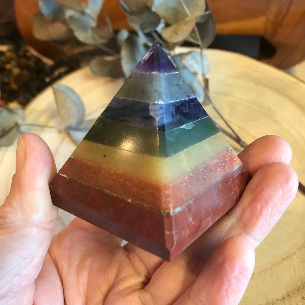 Chakra Bonded Pyramid SKU 22001 – Nurture Gifts