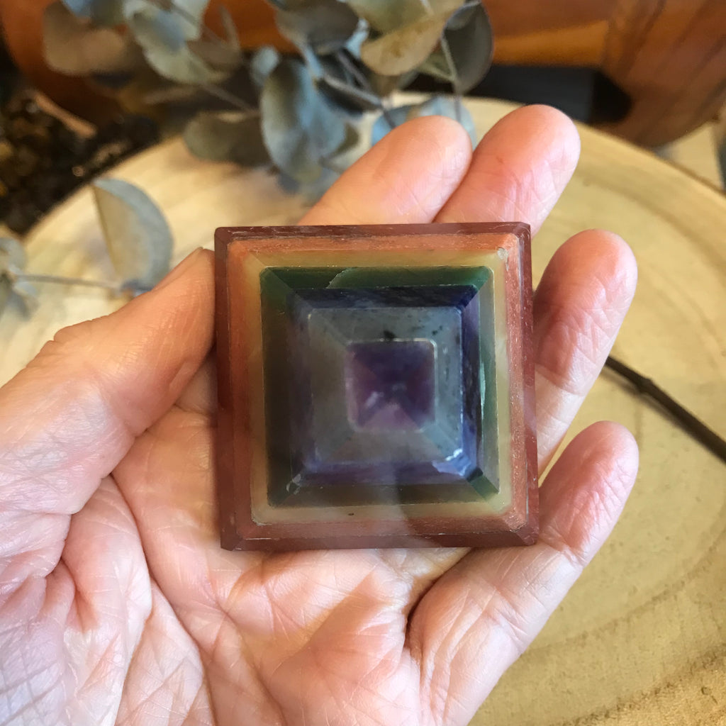 Chakra Bonded Pyramid SKU 22001 – Nurture Gifts