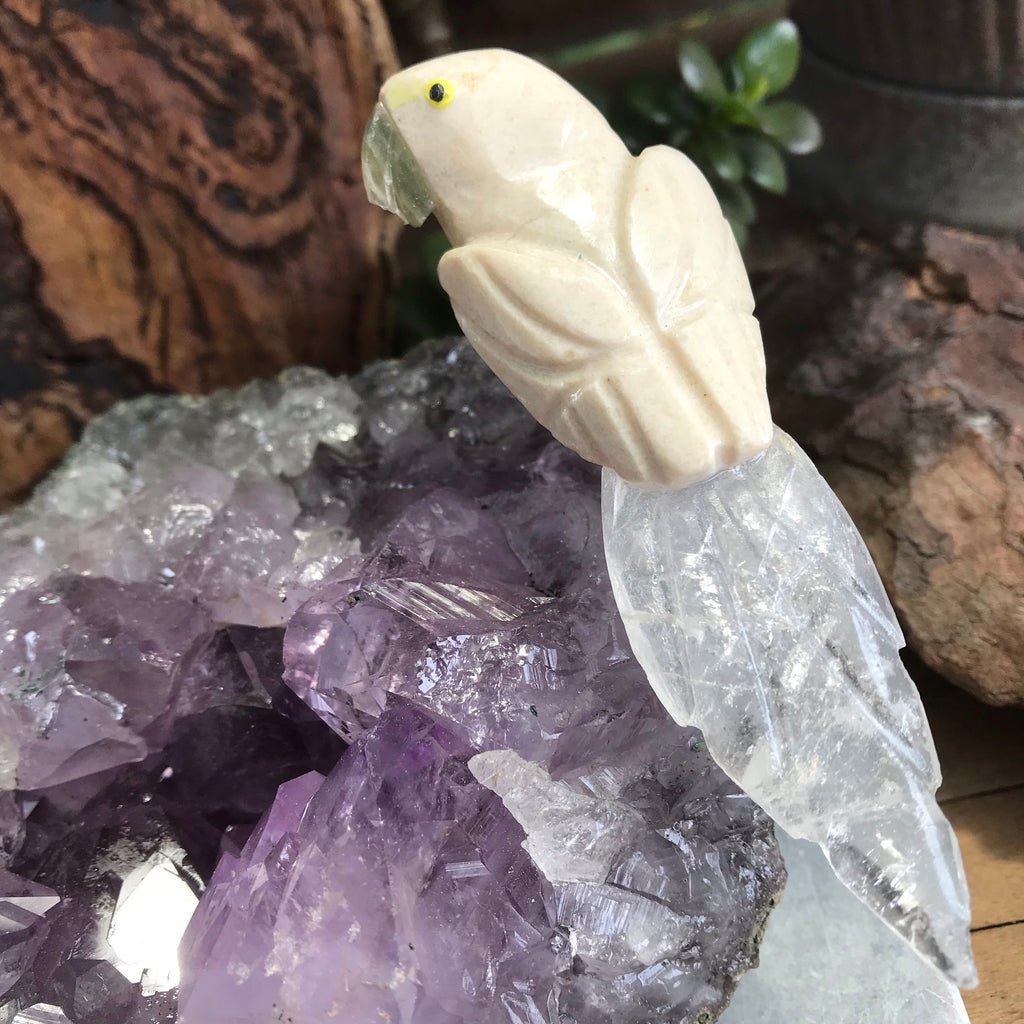 Amethyst Geode Bird Bath SKU 19790 – Nurture Gifts